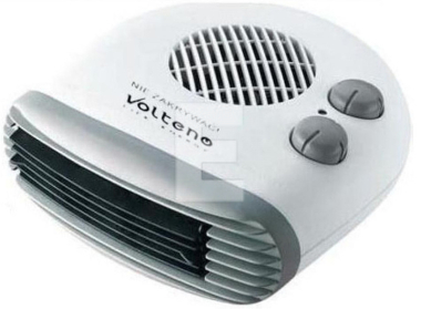 TERMOWENTYLATOR 1000/2000W 230V TERMOSTAT 260X220X120MM BIAŁY VO0282 ...