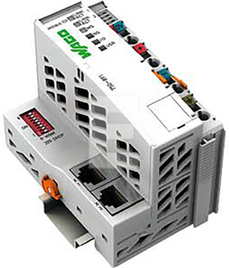 STEROWNIK MODBUS TCP 24V DC 10/100MBIT/S 2X RJ45 IP20 JASNOSZARY 750 ...