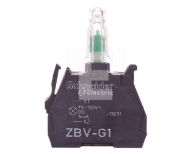 BLOK OŚWIETLENIOWY HARMONY ZBV WBUDOWANA DIODA LED 110-120VAC 14MA IP20 ...