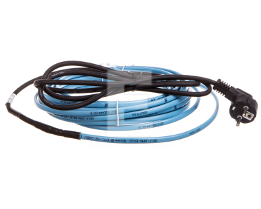 SAMOOGRANICZAJĄCY ZESTAW GRZEJNY DEVI-PIPEHEAT 230V 100W 10M Z WTYCZKĄ NIEBIESKI 98300075 DEVI