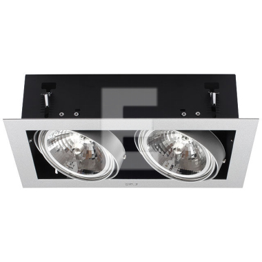 OPRAWA TYPU DOWNLIGHT 12V 2X50W AR-111 G53 IP20 MATEO DLP-250-GR SZARA ...